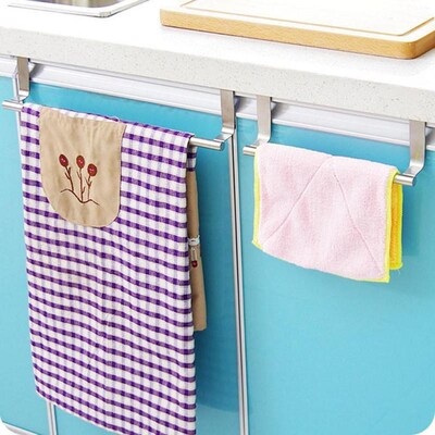 Cabinet-Hanger Drawer-Hook-Storage Over-Holder Kitchen-Towel