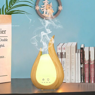 200ml Air Humidifier Wood Marble Grain Aroma Essential Oil