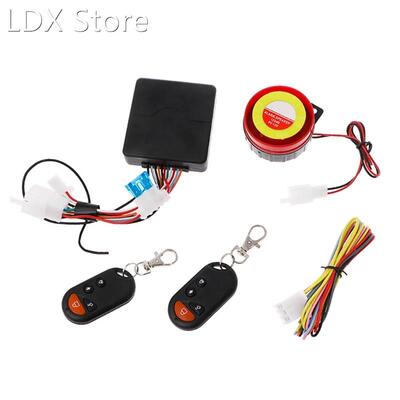 Motorcycle Bike Security Alarm System Immobiliser Remote Con
