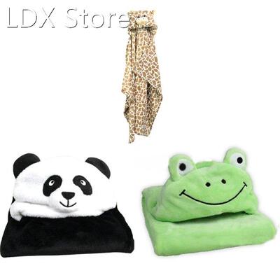 New Baby Hooded Bath Towel Wrap Cute Cartoon Animal Toddler