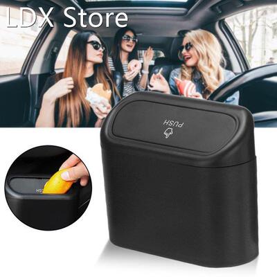 Car Trash Bin Hanging Vehicle Garbage Dust Case Storage Box