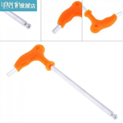 8mm T-type Crutch Allen Wrench with Ball Head and Head Plast