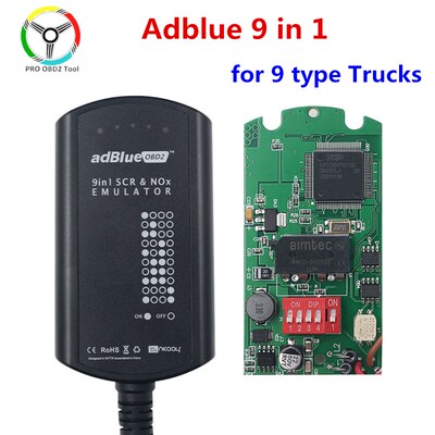 Newest A+ Full Chip Adblue 9 in 1 pgrade Adblue 9in1 for 9 T