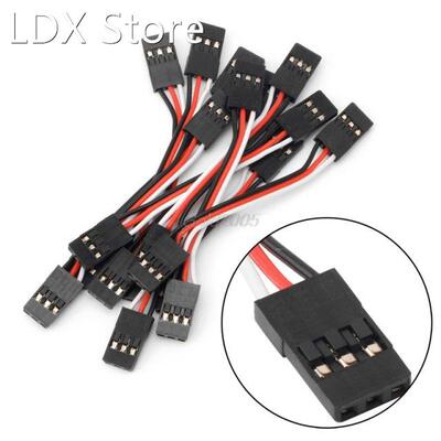 10Pcs 5cm Male to Male Quadcopter Extension Servo Lead For F