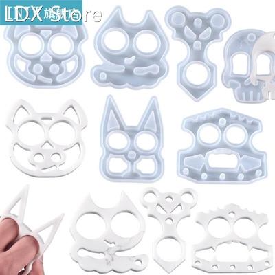 Cartoon Animals Keychain Casting Silicone Mould DIY Crafts J