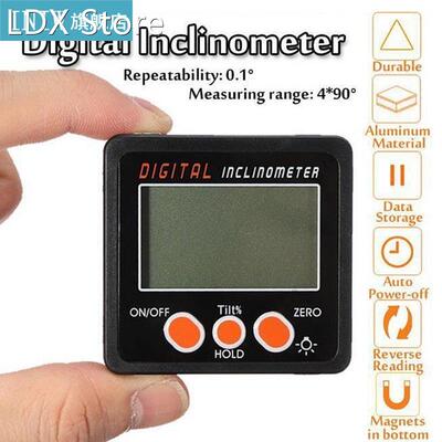 Precision Digital Inclinometer Electron Goniometers 4*90 Mag