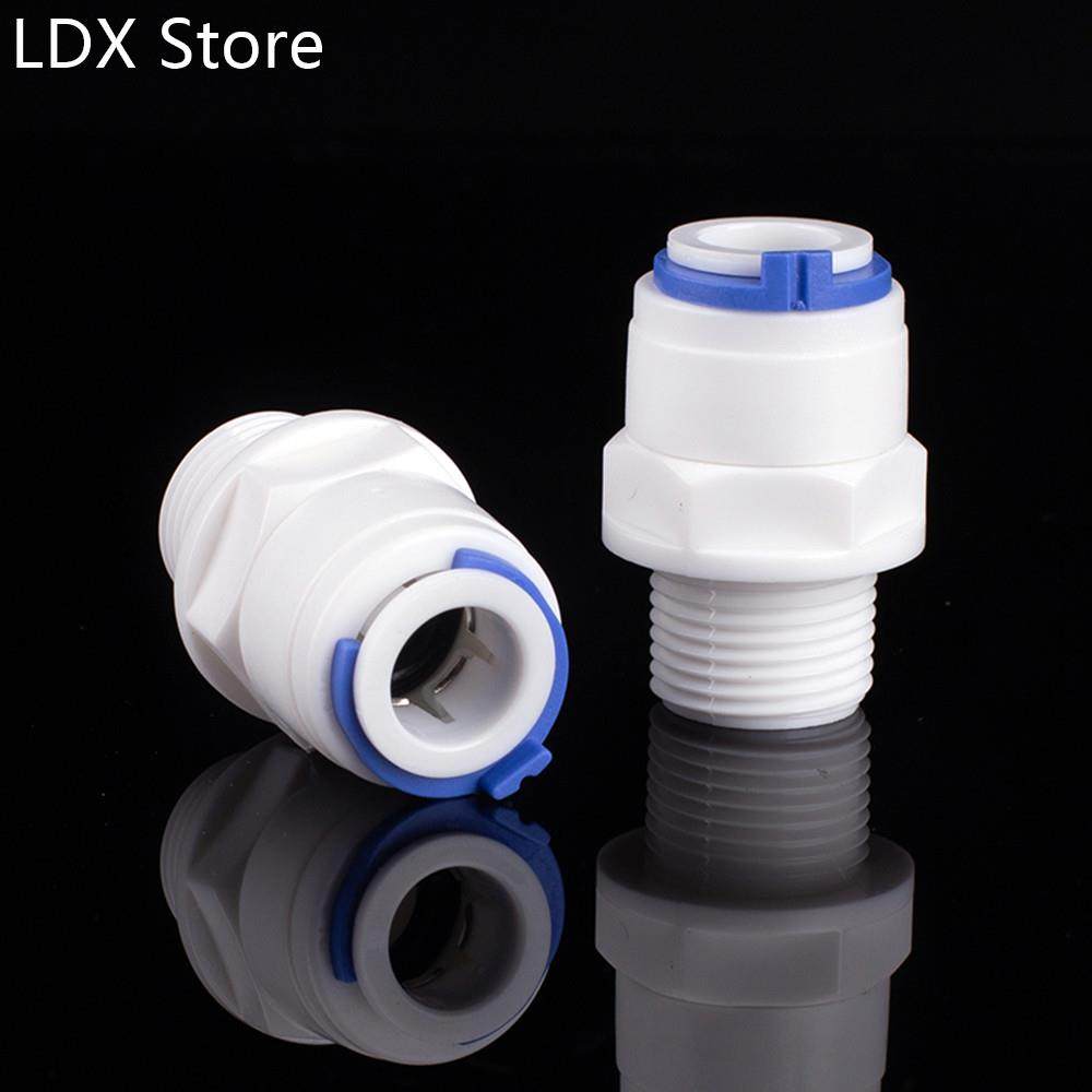 1Pcs+RO+Water+Straight+Pipe+Fitting+1/4+3/8+OD+Hose+1/8"_虎窝淘