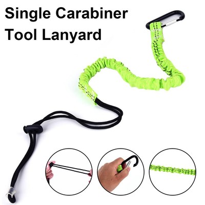 Carabiner Tool Lanyard Retractable Safety Rope Telescopic El