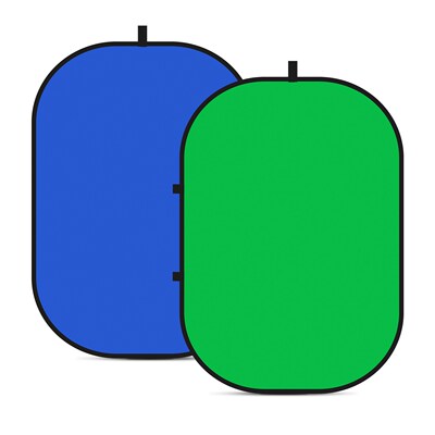 Neewer 2 in 1 Chromakey Green Chromakey Blue Collapsible Ba