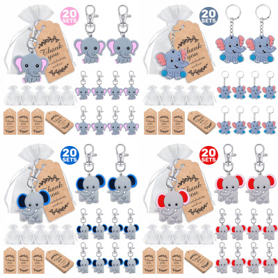A group of 20 babies welcome the party to give back gifts, v
