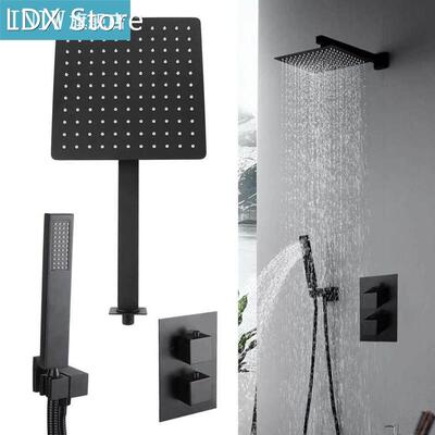 G1/2 Bathroom Copper Wall-In Shower System With 10in Conceal