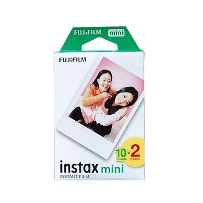 拍立得相纸富士相机mini12/7+/11/8/9/40/90相纸白边3寸一次成像