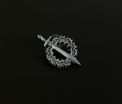 【夕夜歌】钢铁雄心KR周边俄罗斯萨文科夫徽章荆棘刺剑