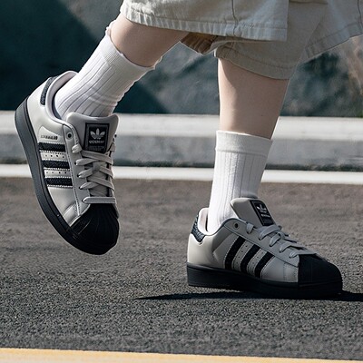 25新款阿迪达斯三叶草男女SUPERSTAR II运动休闲鞋JQ3181/JQ3183