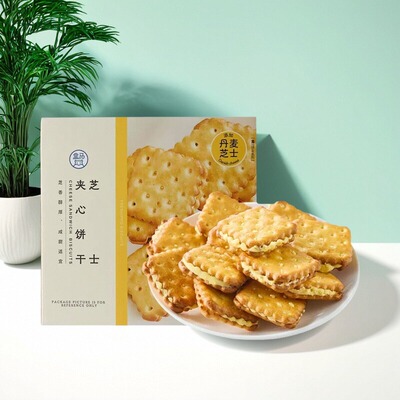 MAX芝士夹心饼干整箱1000g小包装