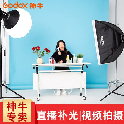 神牛（Godox）SL60W直播补光灯LED摄影灯美颜常亮灯短视频拍照摄