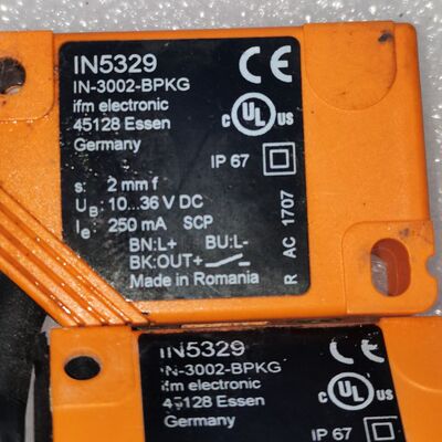 ifmelectronic易福门IN5329型号电