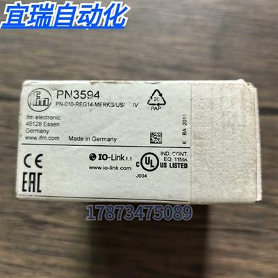 全新原装正品 IFM PN3594 压力传感器 实物拍摄 现货销售