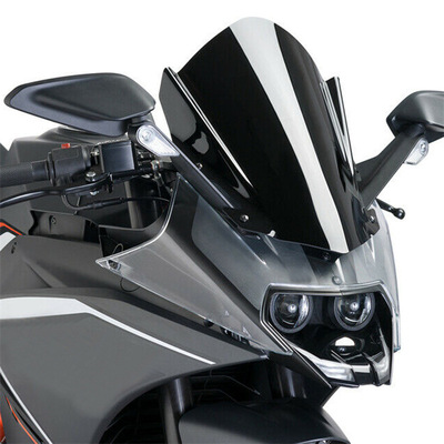 适用KTM RC125 RC200 RC250 RC390 改装摩托车加高前风挡挡风玻璃