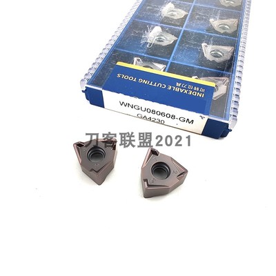 厦门双面六角快进给铣刀片WNGU080608-GM GA4230
