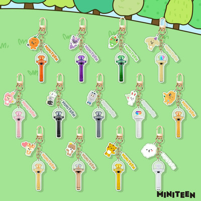 miniteen应援棒亚克力钥匙扣