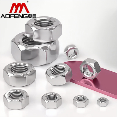 螺丝螺母大全304不锈钢螺母316六角螺帽m2m3m6m8螺母英美制细反牙
