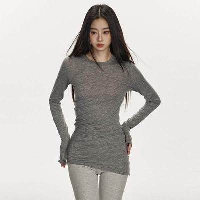 ae方圆同款天丝羊毛针织