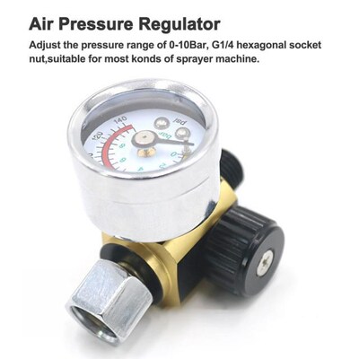 Professional Metal Sprayer Machine Air Pressure Regulator Ga