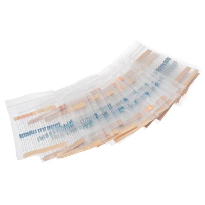 1460pcs/box 1/4W Metal Film Resistor Kit Metal Film Resistan