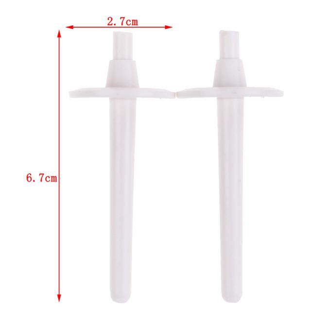 2pcs/Set Spool Pins Spoon Stand Holder White Plastic Sewing_虎窝淘