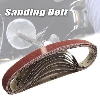 10Pcs/Set 452mmx15mm Sanding Belt 60-600 Grit 适用于 M10 San