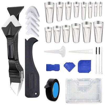 Remover Scraper Faucet Nozzle Kit Set Sealant Caulking Tool