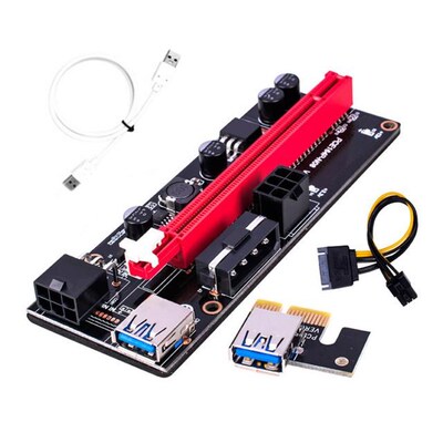 1Pcs VER009 USB 3.0 PCI-E Riser VER 009S Express 1X to 16X E