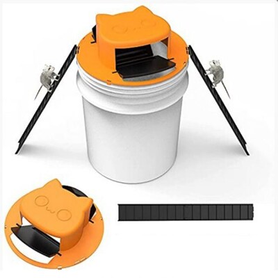 Reusable  Head Smart Mouse Rat Trap Plastic Flip N Slide