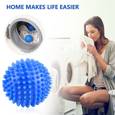 2pcs Reusable Laundry Balls PVC Fabric Softener Balls Decont