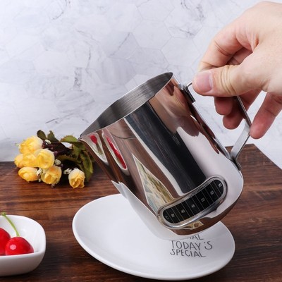600ml Stainless Steel Milk Frothing Jug Barista Coffee Pitch