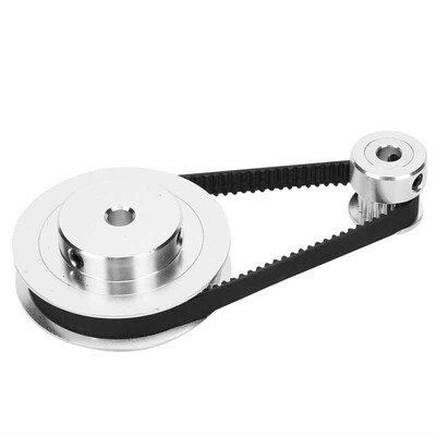 Synchronous Wheel Step Timing Pulley Aluminum 20/60 Teeth 3D