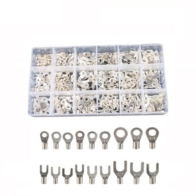 420Pcs/Box 18 type Cold naked terminal Kit Non-Insulated Rin