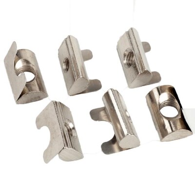 10pcs 3030 Half round nut M4 M5 M6 M8 shrapnel nut block ela