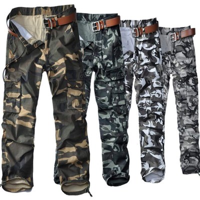 Camo pants outdoor oversized overalls for men