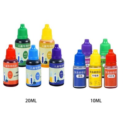 5 Colors 10ml/20ml DIY Manual Soap Colorant Tool Kit Handmad