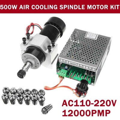 500W 110V-220V Air Cooling Spindle Motor Engraving Machine R