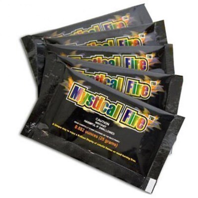Mystical Fire Tricks Coloured Flames Bonfire Sachets Firepla