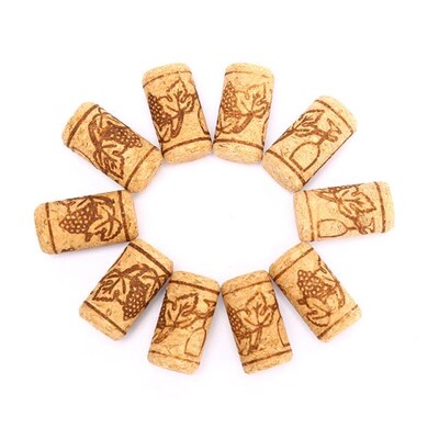 10 Pcs Reusable Wine Corks Stopper Functional Portable Seali