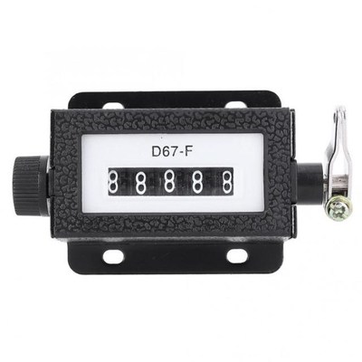 1 pc 5 Digit Pull Count Counter Mechanical Resettable Counte