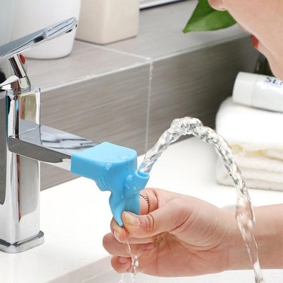RecabLeght Silicone Faucet Extender Spout For Kids Children