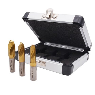 3pcs HSS CO Rotary Spot Weld Cutter Sawtooth Point Drill Bit