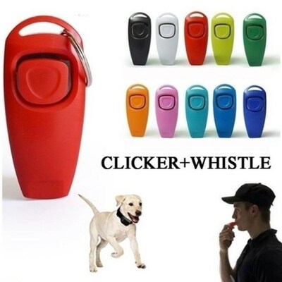Two together 1 dog training ring, pet ring piece + whistle t