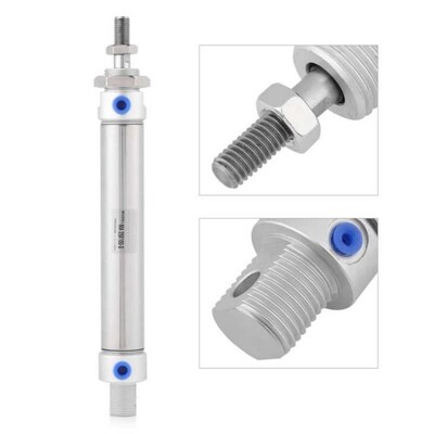 1 Pcs Stainless Steel 25mm Bore100mm Stroke Single Rod Mini