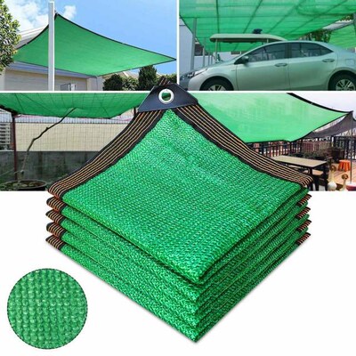 Anti-UV HDPE Green Sun Shading Net Outdoor Sunshade Net Gard